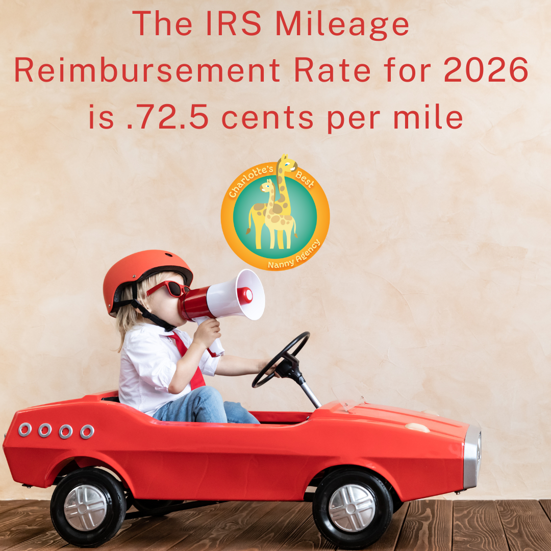 2026 IRS Mileage Rate - Charlotte's Best Nanny Agency
